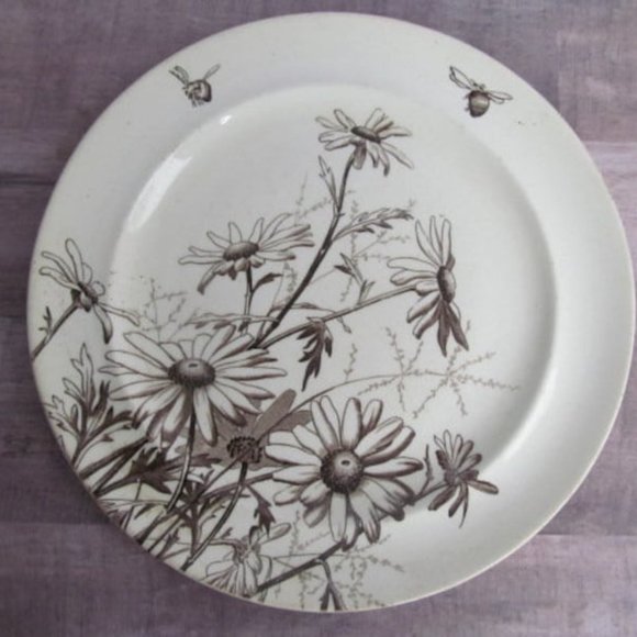 Dining | Rare Daiseys Bees Early 180s Victorian Aesthetic Movement Era ...